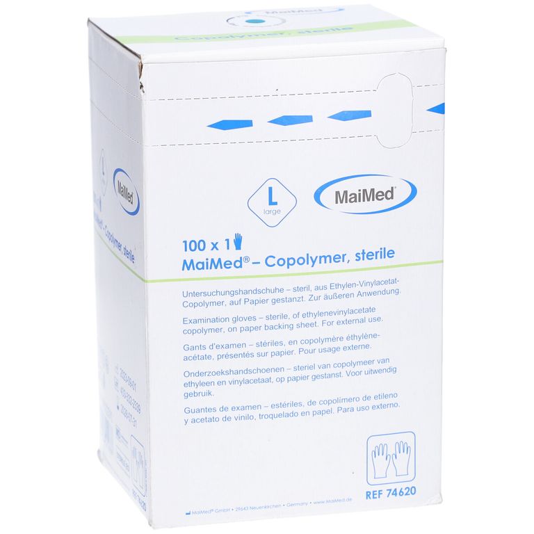 MaiMed Copolymer Handschuh steril Gr. L 100 St - Shop Apotheke