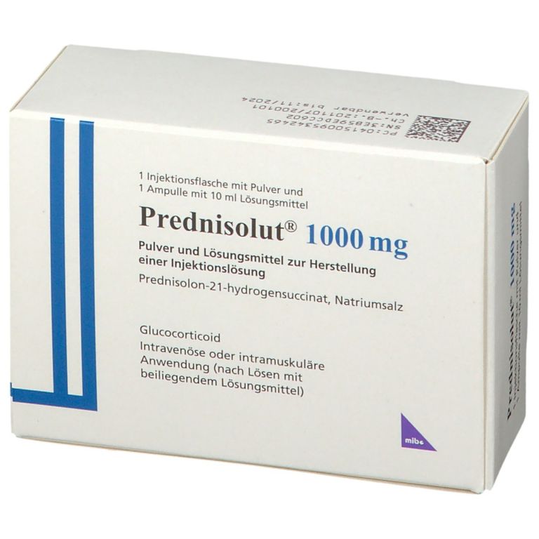 Prednisolut® 1000 mg 1 St mit dem E-Rezept kaufen - Shop Apotheke