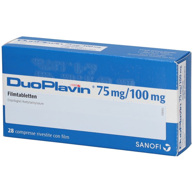 DUOPLAVIN 75 mg/100 mg Filmtabletten 28 St mit dem E-Rezept kaufen ...