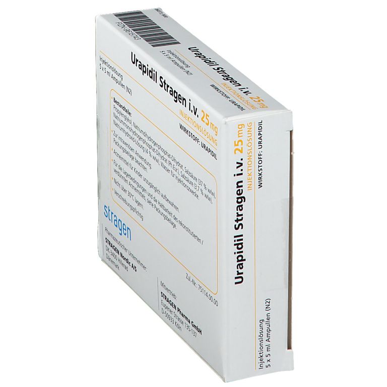 Urapidil Stragen i.v. 25 mg 5 St mit dem E-Rezept kaufen - Shop Apotheke