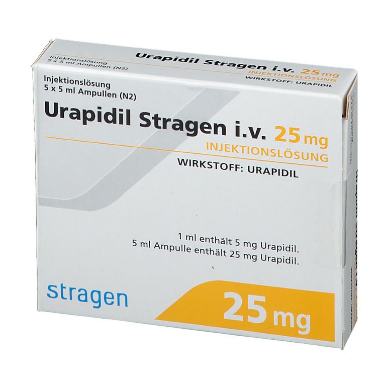 Urapidil Stragen i.v. 25 mg 5 St mit dem E-Rezept kaufen - Shop Apotheke