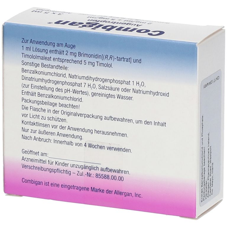 Combigan 3x5 ml mit dem E-Rezept kaufen - Shop Apotheke