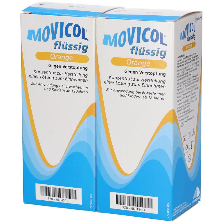 MOVICOL® flüssig orange 2x500 ml - Shop Apotheke