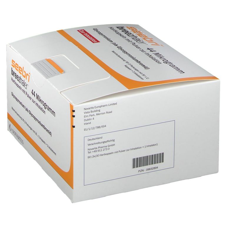 seebri® breezhaler® 44 Mikrogramm 3x30 St mit dem E-Rezept kaufen ...