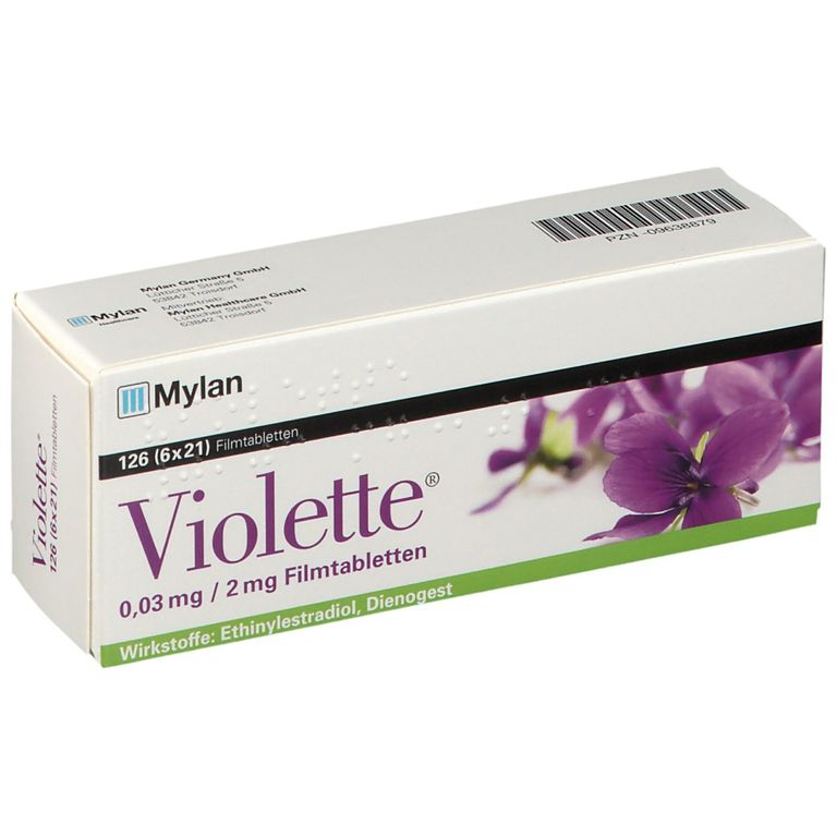 Violette® 0,03 mg/2 mg 126 St mit dem E-Rezept kaufen - Shop Apotheke