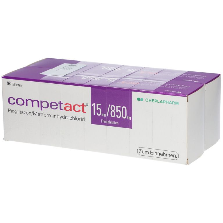 Competact® 15 mg/850 mg 196 St mit dem E-Rezept kaufen - Shop Apotheke