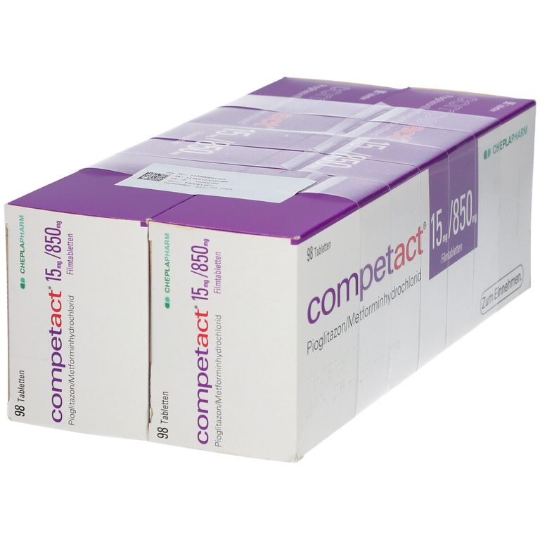 Competact® 15 mg/850 mg 196 St mit dem E-Rezept kaufen - SHOP APOTHEKE