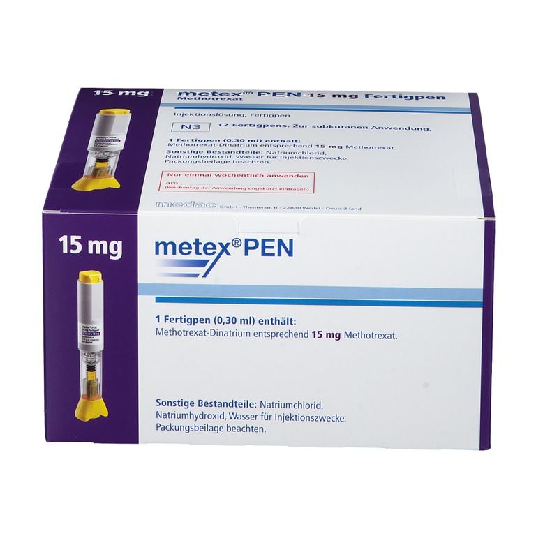 metex® PEN 15 mg 12 St mit dem E-Rezept kaufen - Shop Apotheke