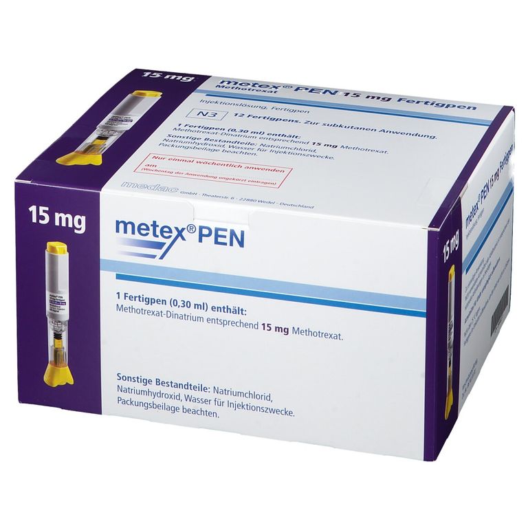 metex® PEN 15 mg 12 St mit dem E-Rezept kaufen - Shop Apotheke