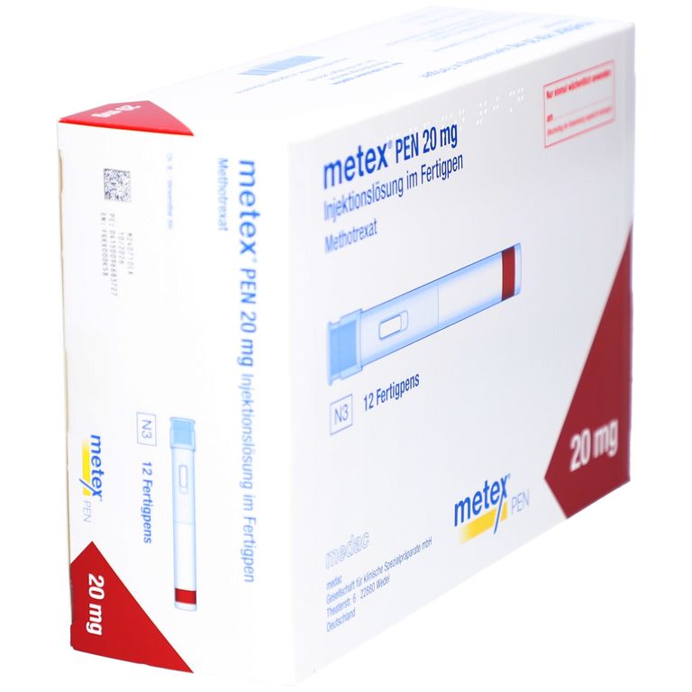 metex® PEN 20 mg 12 St mit dem E-Rezept kaufen - Shop Apotheke