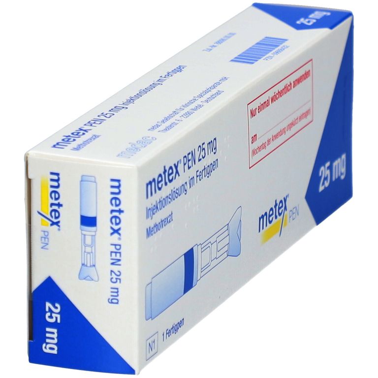 metex® PEN 25 mg (50 mg/ml) Injektionslösung im Fertigpen 1 St mit dem ...
