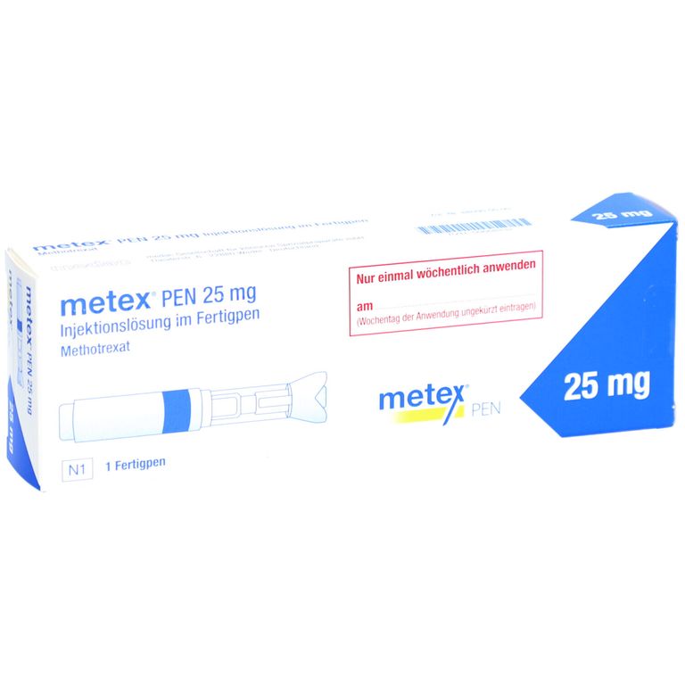 metex® PEN 25 mg (50 mg/ml) Injektionslösung im Fertigpen 1 St mit dem ...