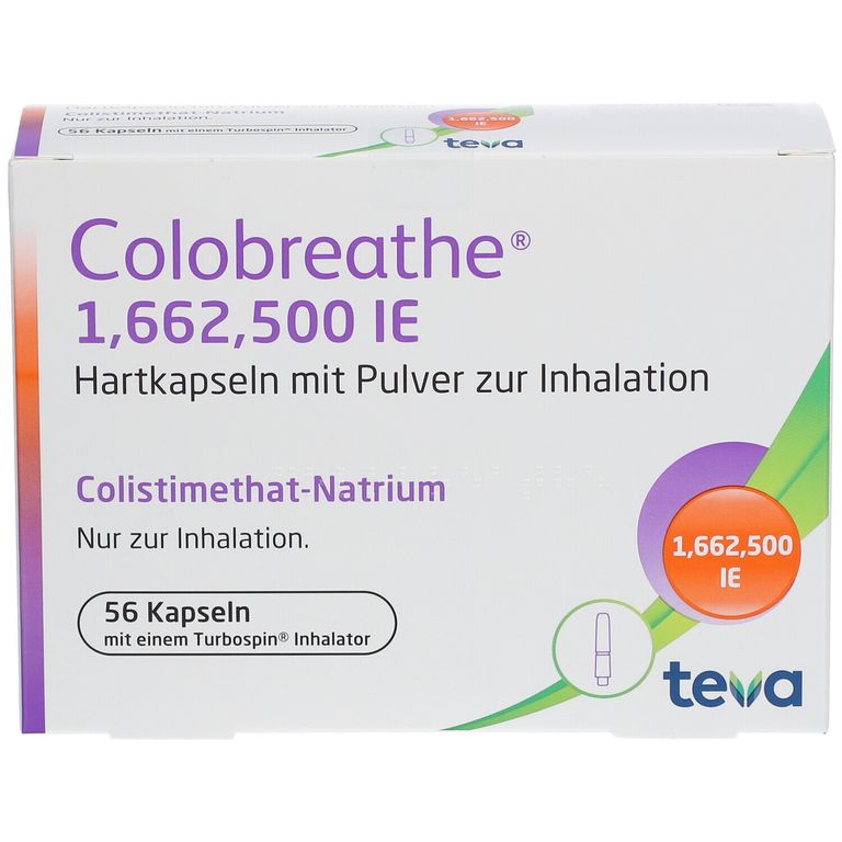 Colobreathe® 1.662.500 I.E. 56 St mit dem E-Rezept kaufen - Shop Apotheke