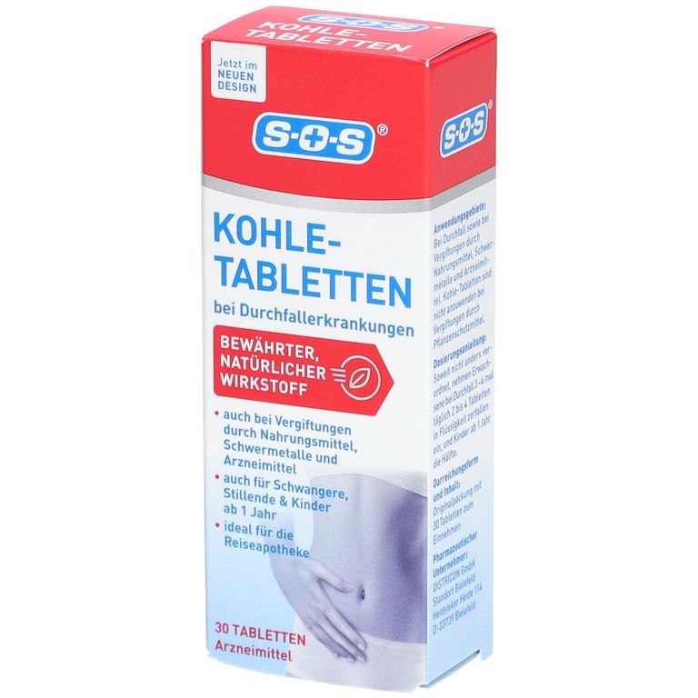 SOS Kohle-Tabletten 30 St - Shop Apotheke
