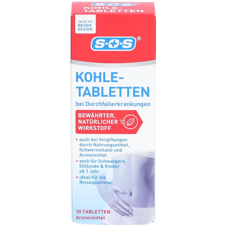 SOS Kohle-Tabletten 30 St - Shop Apotheke
