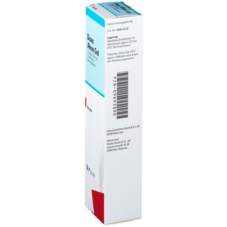 Duac Akne Gel 10 mg/g 50 mg/g 60 g mit dem E-Rezept kaufen - Shop Apotheke