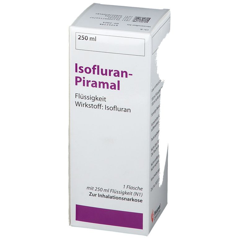Isofluran Piramal Flasche 250 ml mit dem E-Rezept kaufen - Shop Apotheke
