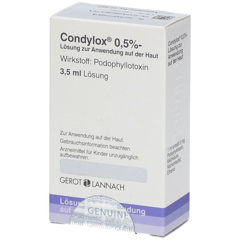 Condylox 3,5 ml mit dem E-Rezept kaufen - Shop Apotheke