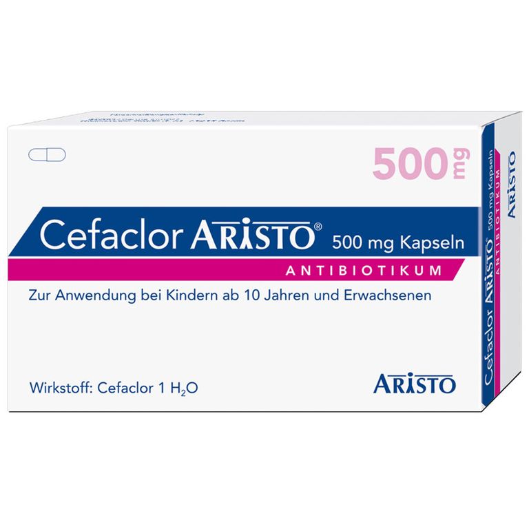 Cefaclor Aristo® 500 mg 10 St mit dem E-Rezept kaufen - Shop Apotheke