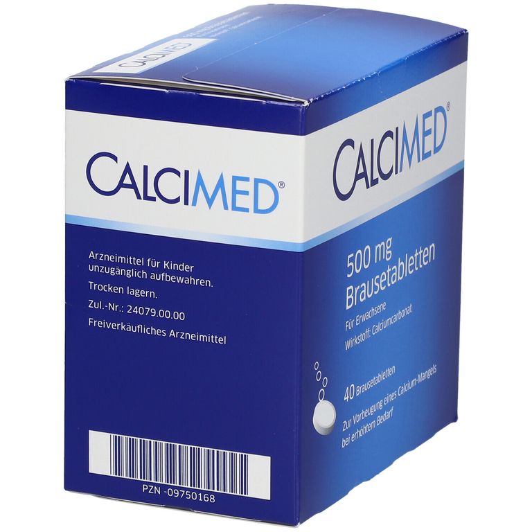 CALCIMED® 500 mg Brausetabletten 40 St - Shop Apotheke