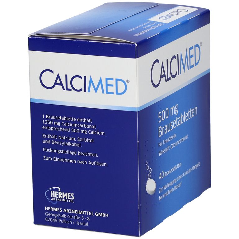 CALCIMED® 500 mg Brausetabletten 40 St - Shop Apotheke