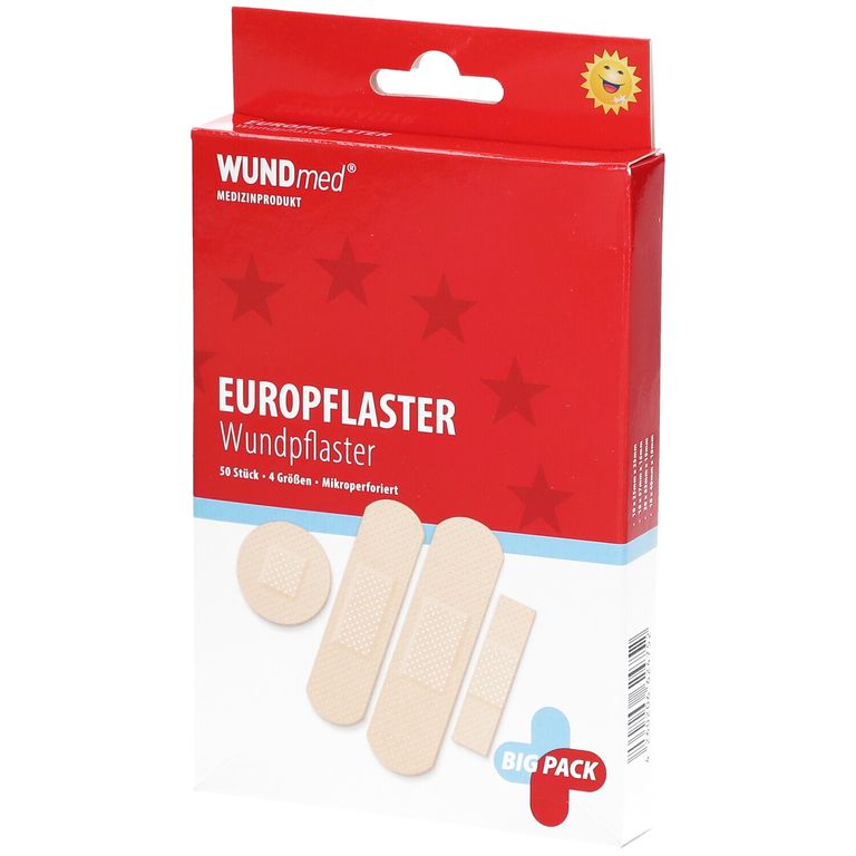 WUNDmed® Wund-Pflaster luftdurchlässig + wasserabweisend 50 St - Shop ...