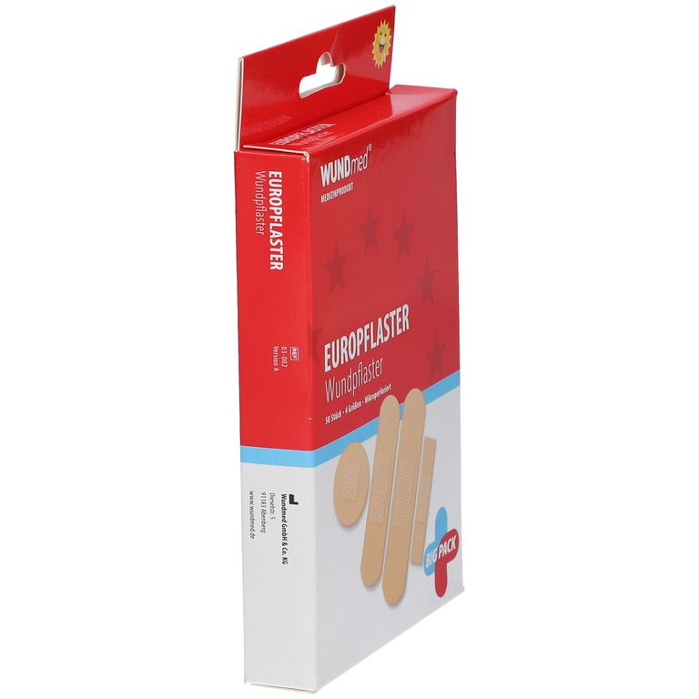 WUNDmed® Wund-Pflaster luftdurchlässig + wasserabweisend 50 St - Shop ...