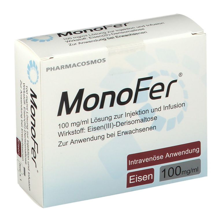 MonoFer® 100 mg/ml 1x5 ml mit dem E-Rezept kaufen - Shop Apotheke