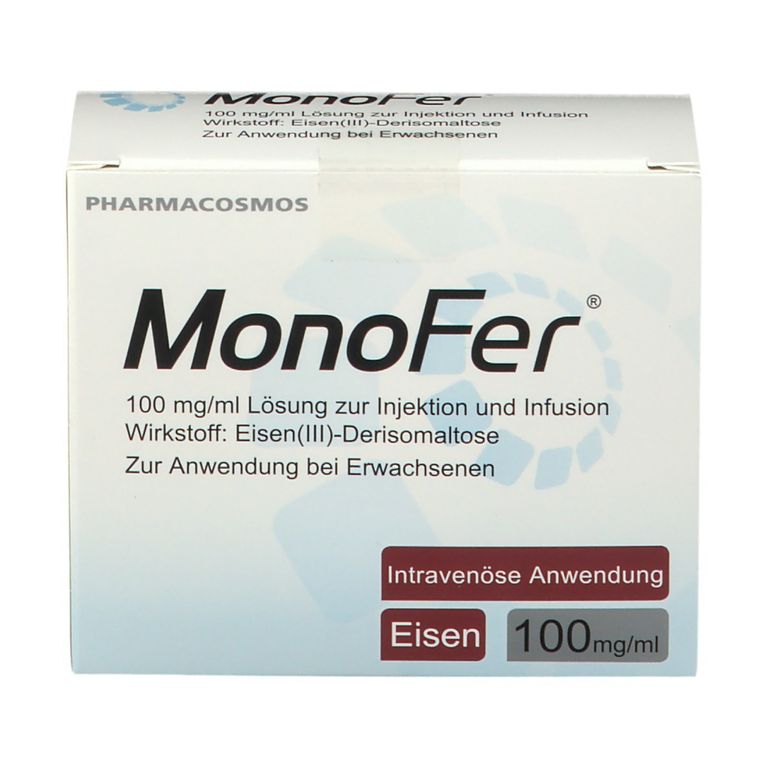 MonoFer® 100 mg/ml 1x5 ml mit dem E-Rezept kaufen - Shop Apotheke