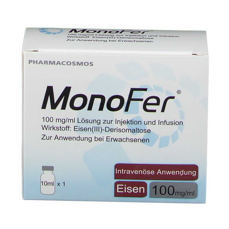 MonoFer® 100 mg/ml 1x10 ml mit dem E-Rezept kaufen - Shop Apotheke