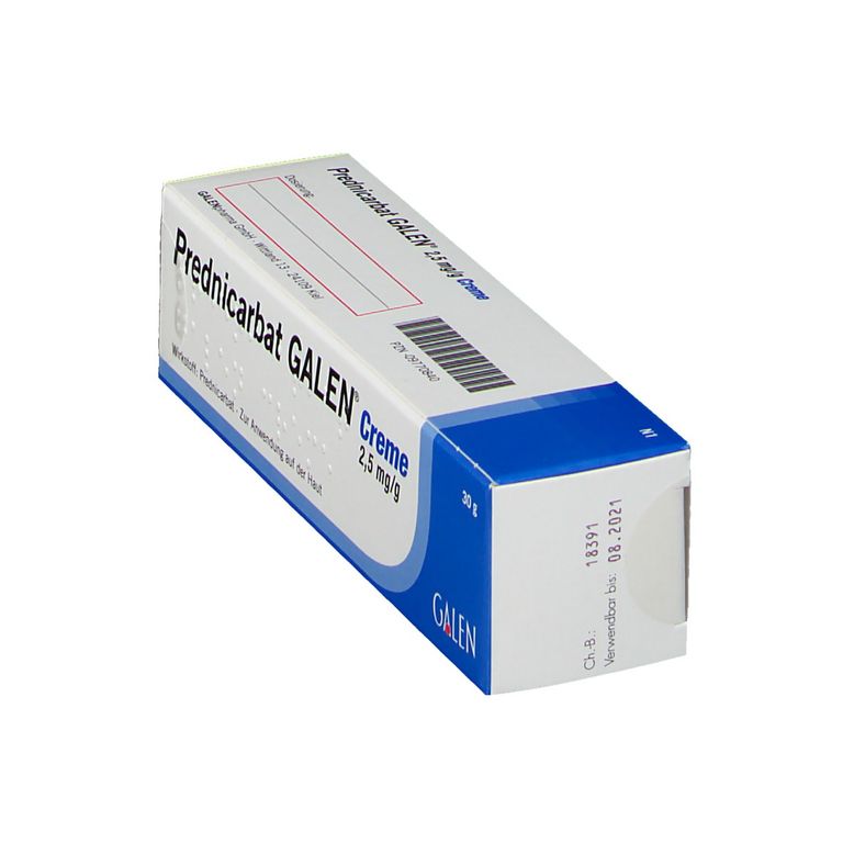 PREDNICARBAT GALEN 2,5 mg/g Creme 30 g mit dem E-Rezept kaufen - Shop ...
