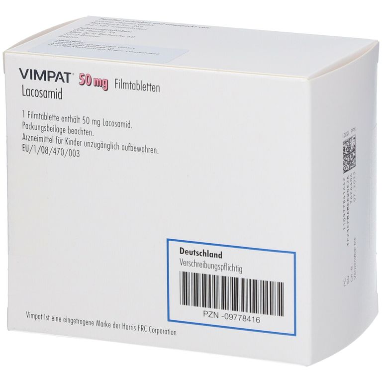 Vimpat 50 mg 168 St mit dem E-Rezept kaufen - Shop Apotheke