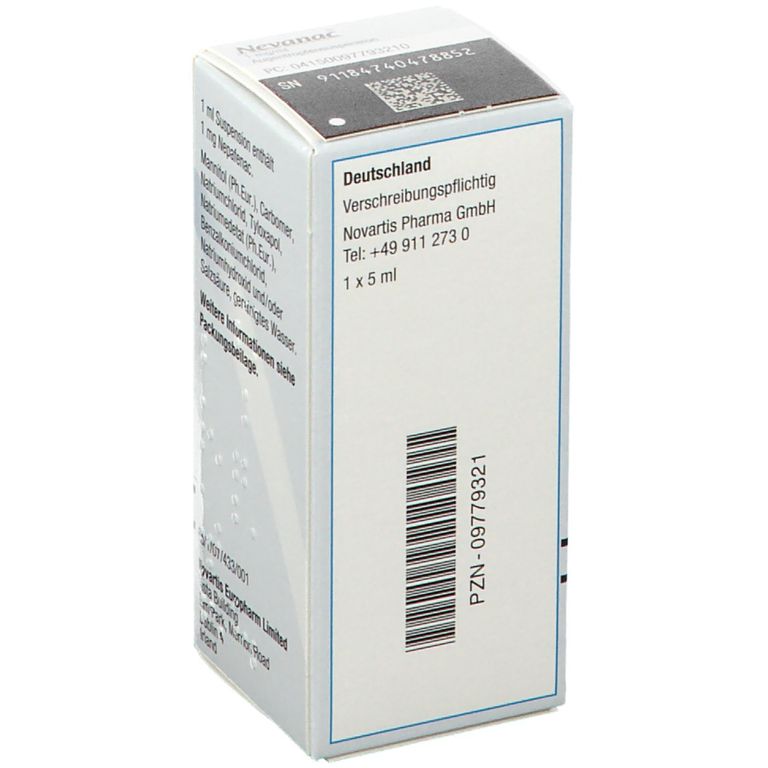 Nevanac® 1 mg/ml 5 ml mit dem E-Rezept kaufen - Shop Apotheke