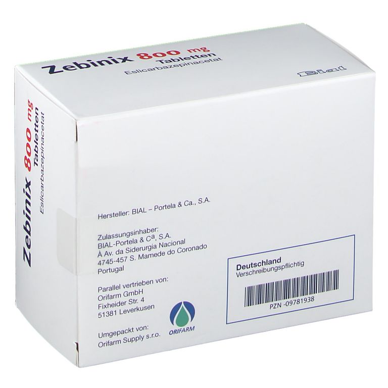 Zebinix 800 mg 90 St mit dem E-Rezept kaufen - Shop Apotheke