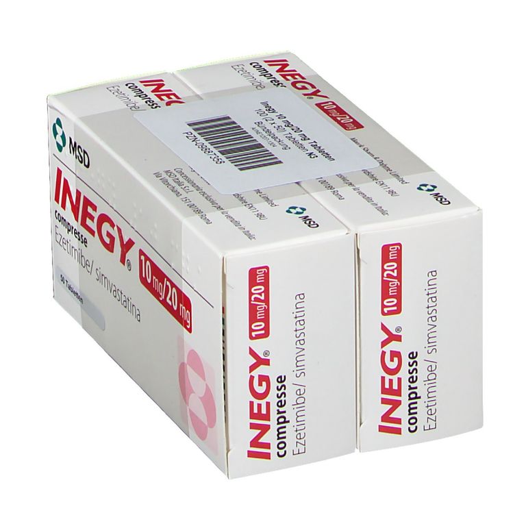 INEGY® 10 mg/20 mg 100 St mit dem E-Rezept kaufen - Shop Apotheke