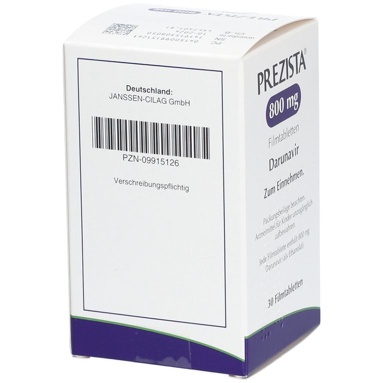 PREZISTA® 800 mg 30 St mit dem E-Rezept kaufen - Shop Apotheke