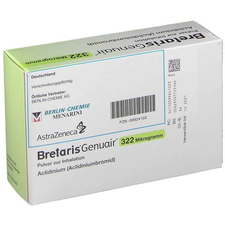 Bretaris® Genuair 322 µg 1 St mit dem E-Rezept kaufen - Shop Apotheke