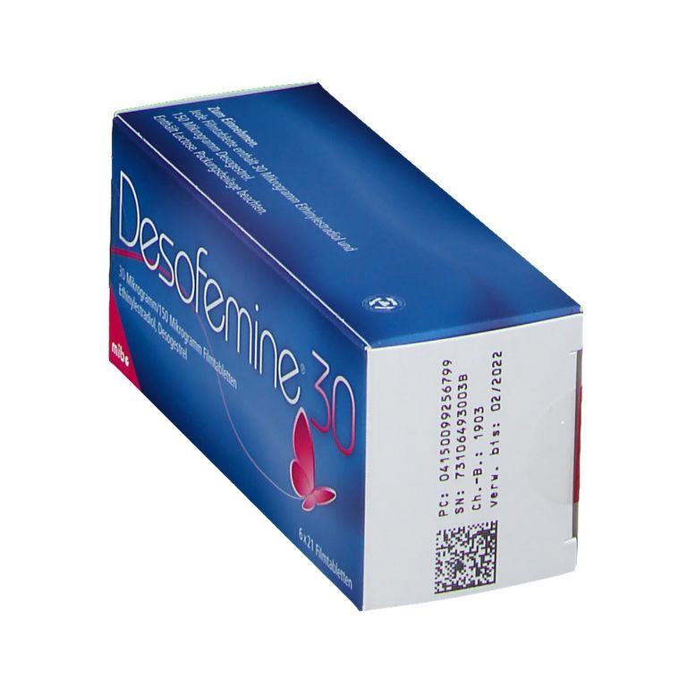 Desofemine 30 30 µg/150 µg 6x21 St mit dem E-Rezept kaufen - Shop Apotheke