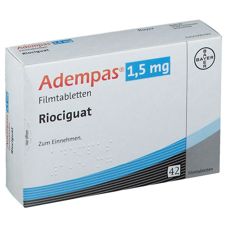 Adempas® 1,5 mg 42 St mit dem E-Rezept kaufen - Shop Apotheke