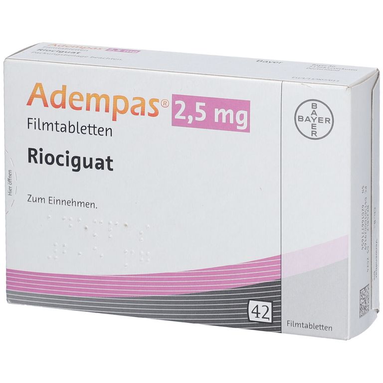 Adempas® 2,5 mg 42 St mit dem E-Rezept kaufen - Shop Apotheke