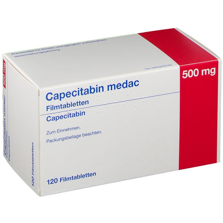 Capecitabin medac 500 mg 120 St mit dem E-Rezept kaufen - Shop Apotheke