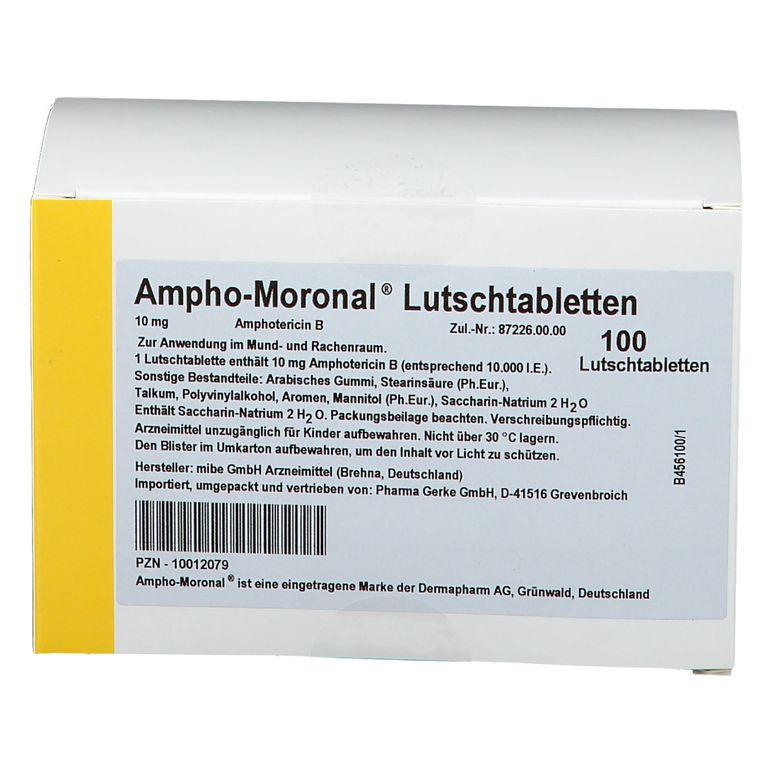 AMPHO-MORONAL Lutschtabletten 10 mg 100 St mit dem E-Rezept kaufen ...