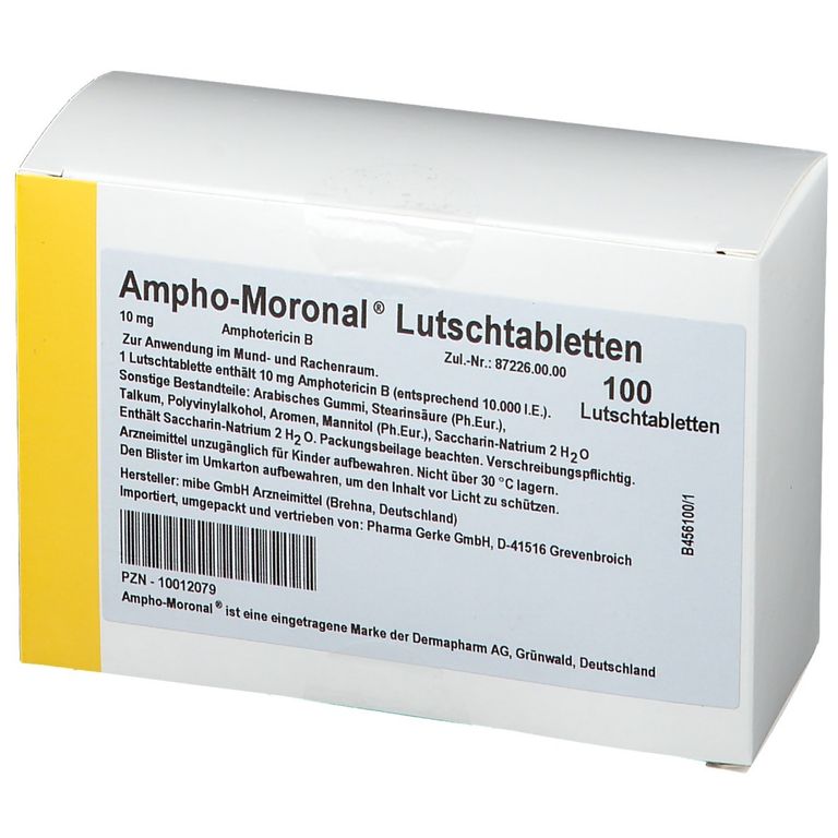 AMPHO-MORONAL Lutschtabletten 10 mg 100 St mit dem E-Rezept kaufen ...