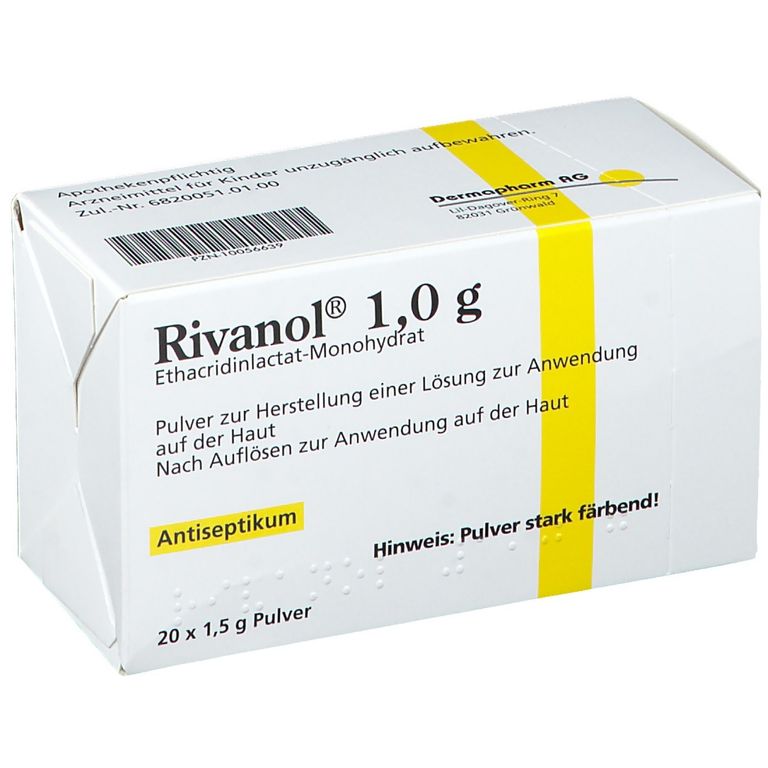 Rivanol® 1,0 g 20 St - Shop Apotheke