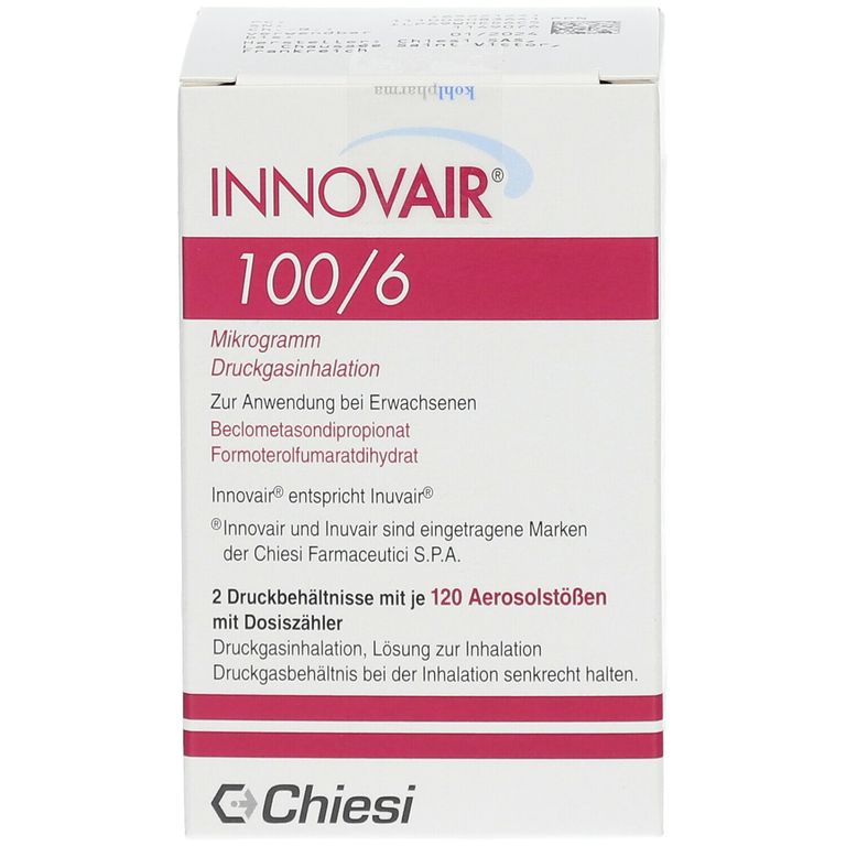 Inuvair 100/6 µg 120 Hub Druckgasinhalat 2 St mit dem E-Rezept kaufen ...