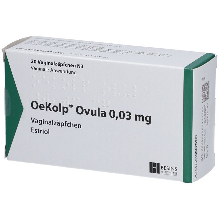 OeKolp® Ovula 0,03 mg 20 St mit dem E-Rezept kaufen - Shop Apotheke