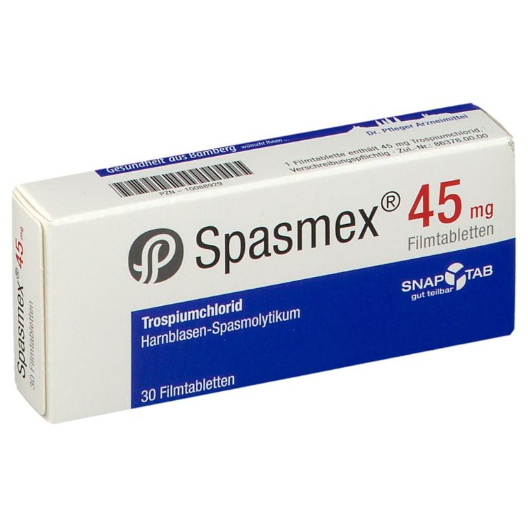 Spasmex® 45 mg 30 St mit dem E-Rezept kaufen - Shop Apotheke