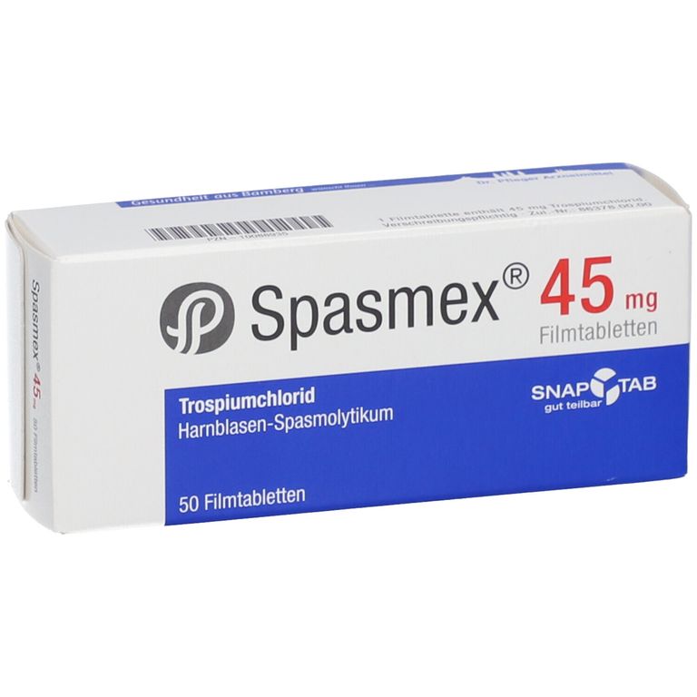 Spasmex® 45 mg 50 St mit dem E-Rezept kaufen - Shop Apotheke