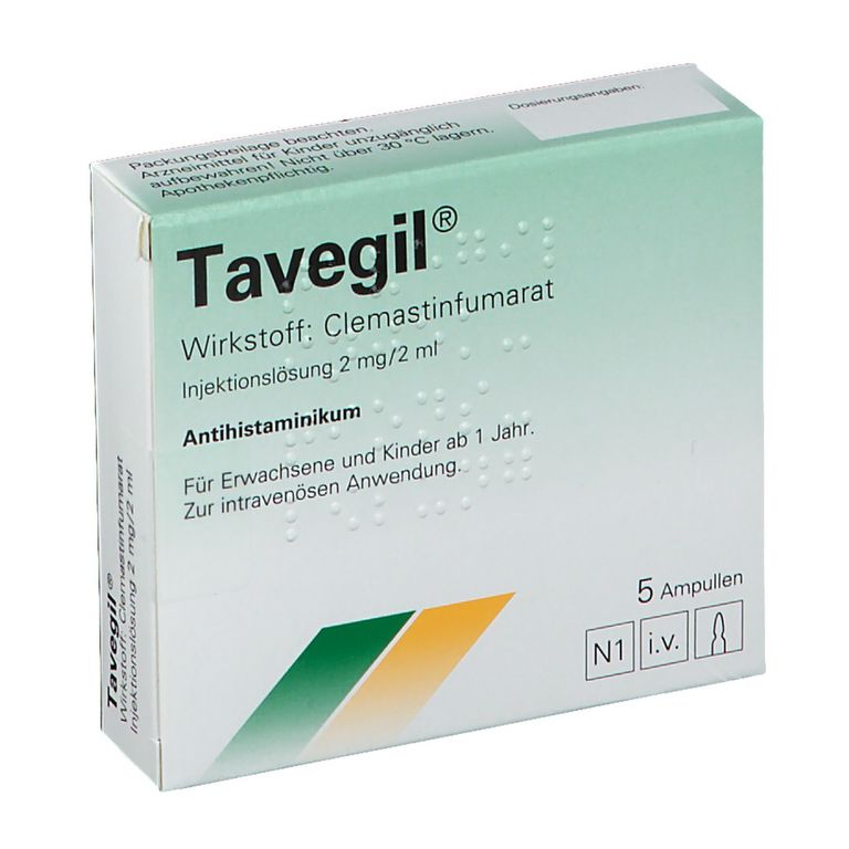 Tavegil® Injektionslösung 5x2 ml - Shop Apotheke