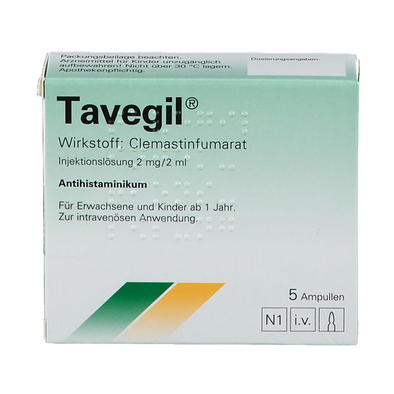 Tavegil® Injektionslösung 5x2 ml - Shop Apotheke
